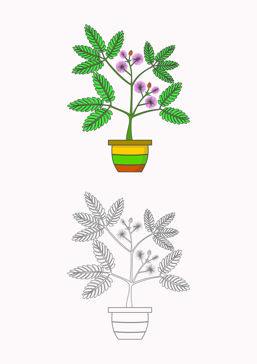 Zombie Plant Coloring and Activity Book for Kids with 3 Packets of Tic ...